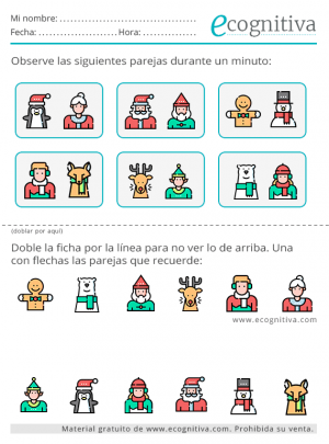 Especial Navidad. Ejercicios de Estimulación Cognitiva GRATIS.