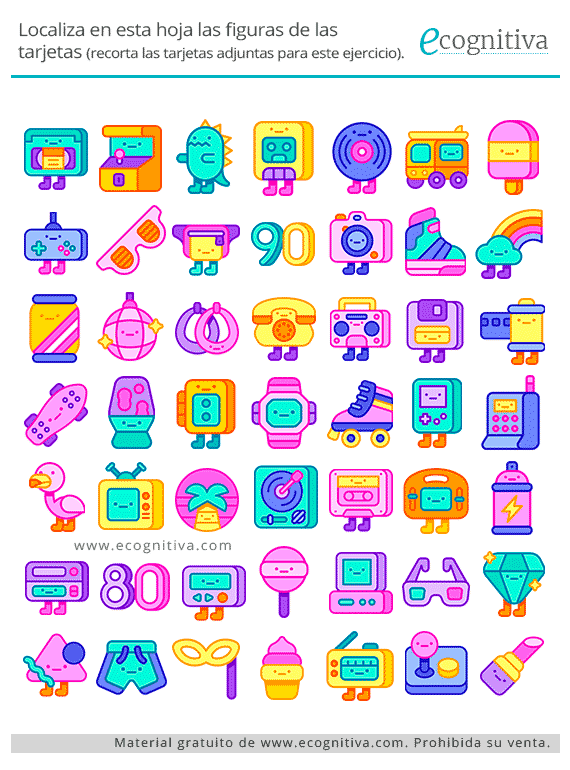 Rastreo Visual. Ejercicios y Tarjetas para Trabajar la Atención【+ PDF】