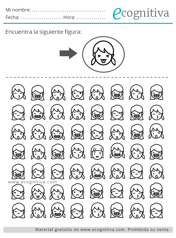 Rastreo Visual. Ejercicios y Tarjetas para Trabajar la Atención【+ PDF】