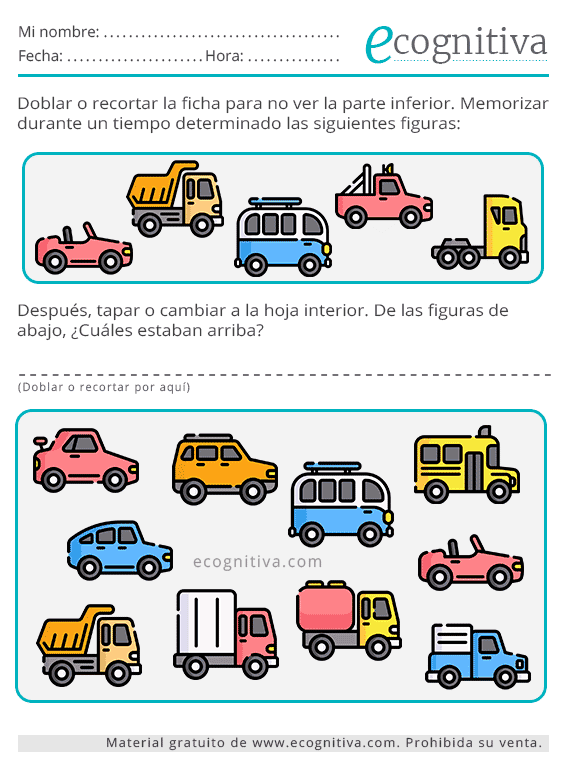 Como Mejorar La Memoria Ejercicios Para Mayores Para Imprimir 