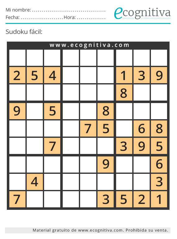 Pasatiempos septiembre 2022 - Estimulación cognitiva