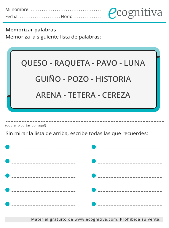 Mayo 2023: ejercicios de estimulación cognitiva - Estimulación cognitiva