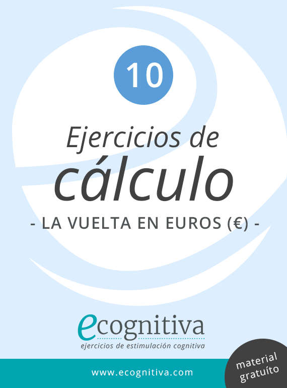 Ejercicios de Cálculo para Mayores. Estimulación Cognitiva. PDF.