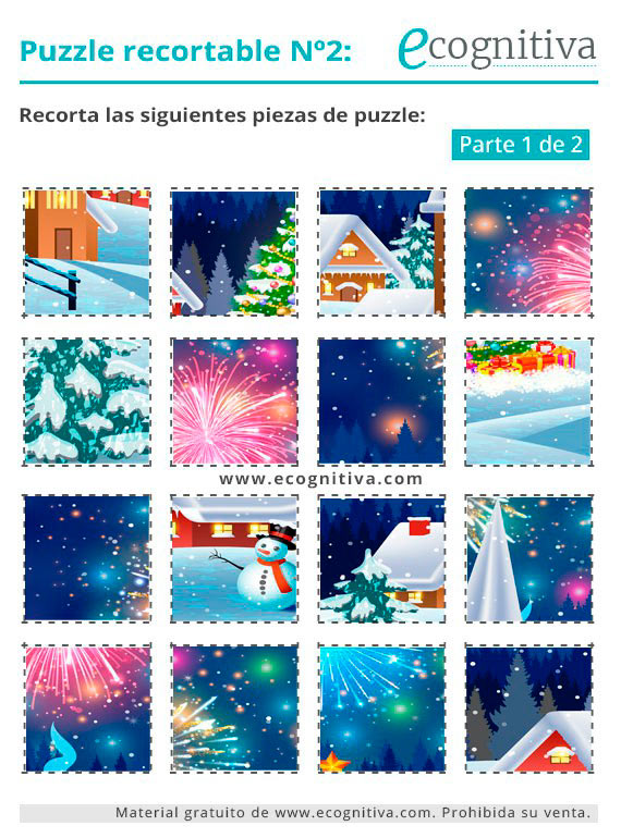 Diciembre 2023: estimulación cognitiva de Navidad - Estimulación cognitiva