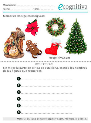 Diciembre 2023: estimulación cognitiva de Navidad - Estimulación cognitiva