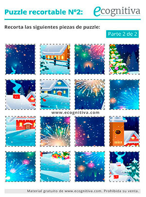 Diciembre 2023: estimulación cognitiva de Navidad - Estimulación cognitiva